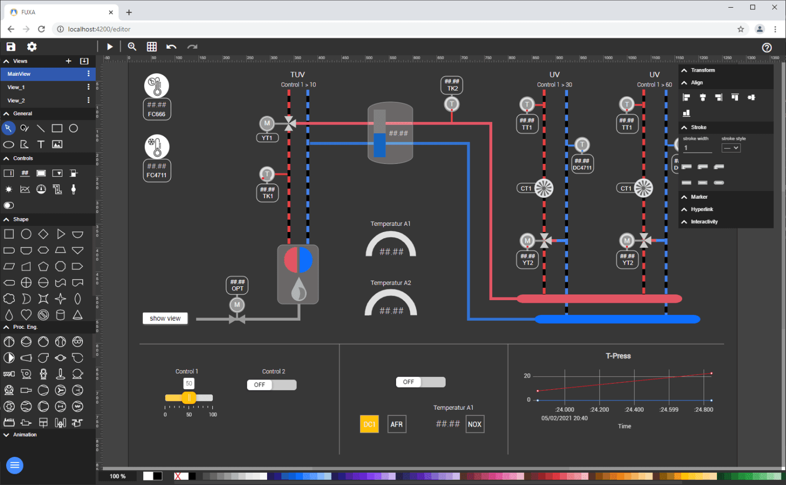 FUXA: A Web-Based Configuration Tool For SCADA/HMI Process Visualization In Industrial Automation